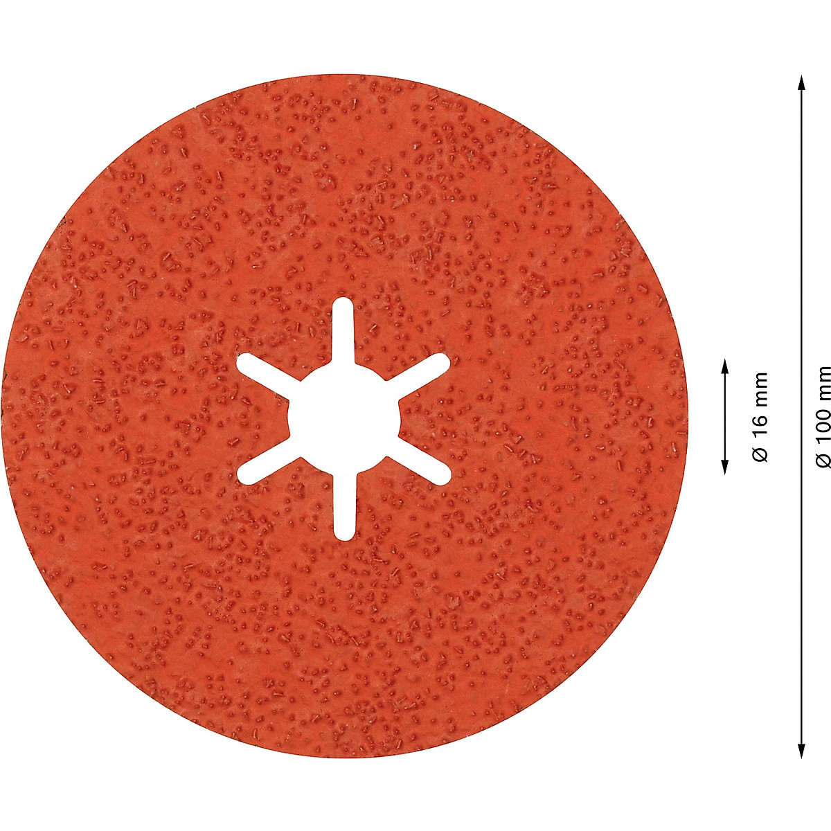 Bosch 25x EXPERT R782 Prisma Ceramic Fibre Discs (for Steel, Stainless steel sheets, Ø 100 mm, Grit 36, Professional Accessory Small Angle Grinder)