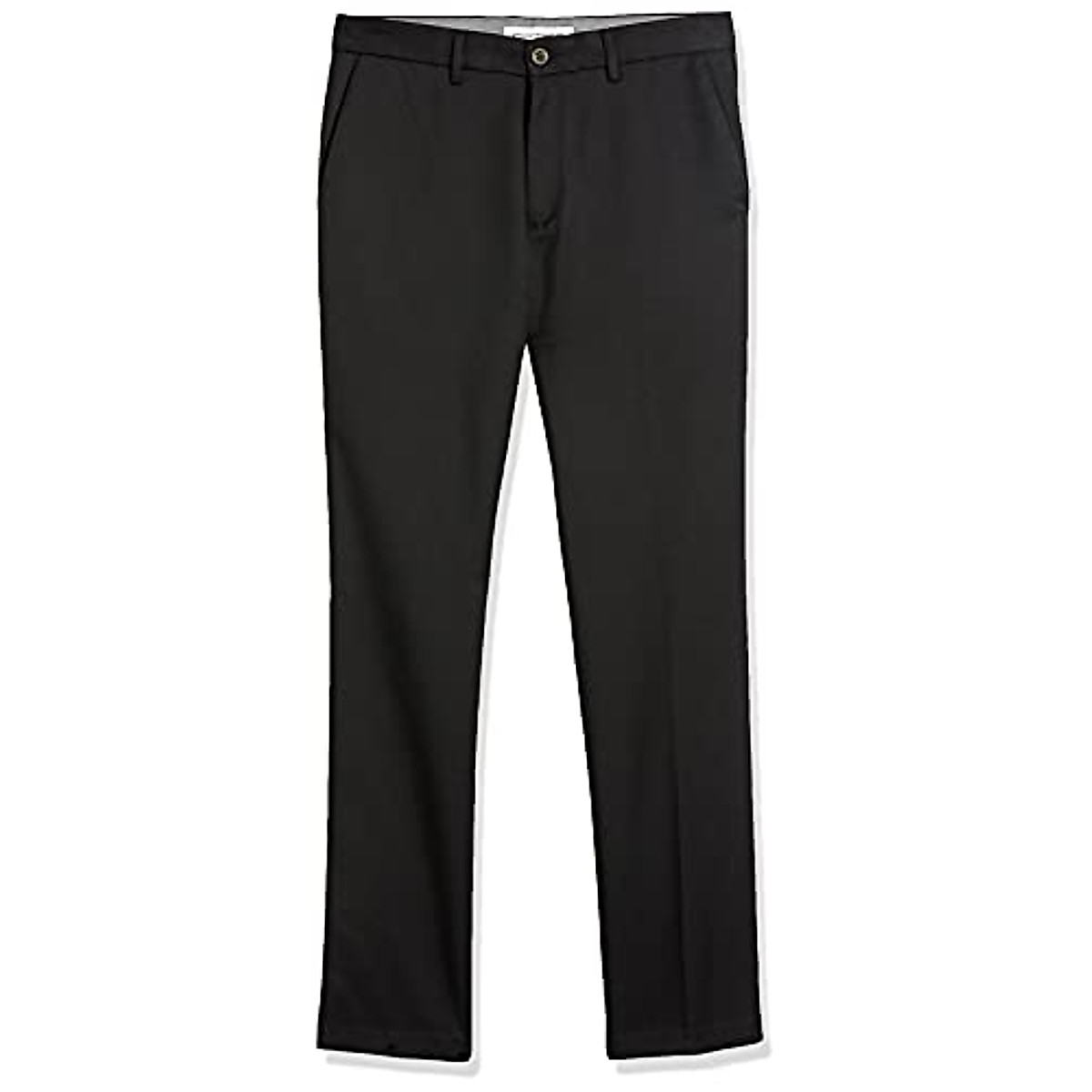 Amazon Essentials Men's Slim-Fit Flat-Front Dress Pant, Black, 32W x 30L