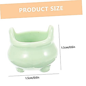 Abaodam 36 pcs Witch Boiler Candy Toys Halloween Toys miniture Decoration Witch Pot Witch Cauldron Pot Mini Halloween Candy Pail Plastic Miniature Ornaments Miniature Things Stove Toys