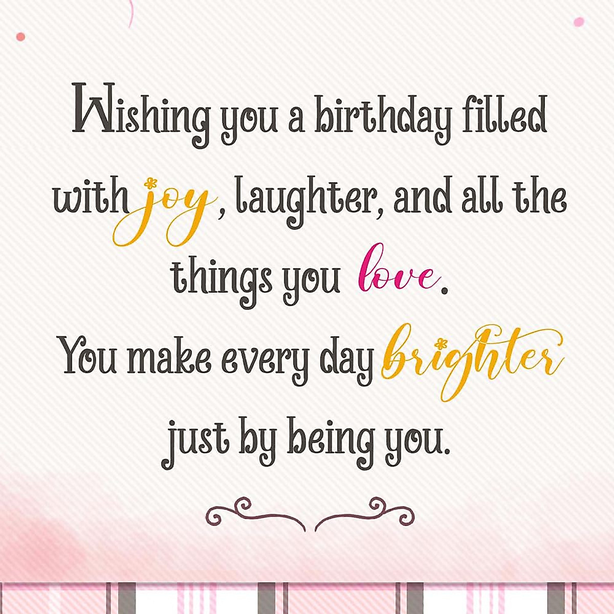 Prime Greetings Granddaughter Birthday Card, Made in America, Eco-Friendly, Thick Card Stock with Premium Envelope 5in x 7.75in, Packaged in Protective Mailer