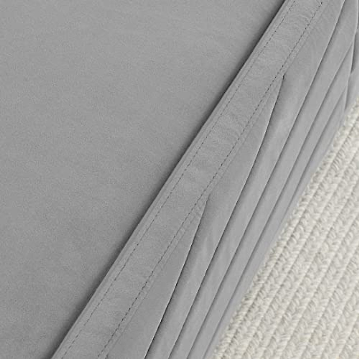 HomSof Modern Convertible Detachable Arm Pockets Velvet Loveseat Sofa with Pull Out Bed, 2 Pillows and Living Room Adjustable Backrest, Grid Design Armrests, Style D, Grey