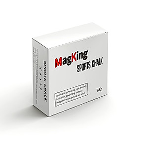 MagKing Gym Chalk Blocks, for Rock Climbing, Weightlifting, Workout Lifting, Gymnastics Bars, Crossfit, Magnesium Carbonate Chalk, 2oz, 1lb, 8 blocks