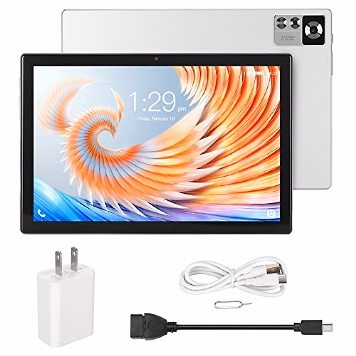 10.1 Inch HD Tablet, 12S pro Touch Screen 5G WiFi Dual Band Tablet PC for Android12, 8GB RAM 256GB ROM, 7000mAh Octa Core 4G Unlocked Tablet with Dual Camera for Daily Life