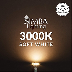 Simba Lighting LED MR11 Flood Light Bulbs (10 Pack) 12V 3W 20W Halogen Replacement 2-Pin 240lm for Landscape, Accent, Track Lights, and Christmas Tree Fiber Optics, GU4 Bi-Pin Base, 3000K Soft White