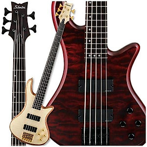 Schecter Stiletto Custom-5 Electric Bass (5 String, Natural Satin)