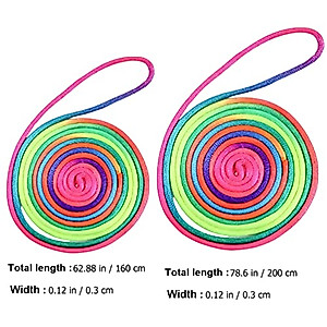 ibasenice 8 Pcs Cats Cradle String Hand String Tricks Game Finger String Toy Supplies for Kids Adults Party Stocking Stuffers