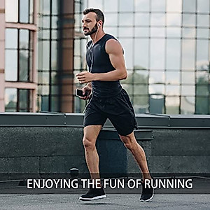 KLINNFENR Mens Gym Running Shorts Quick Dry 5 inch Inseam Athletic Workout Training Shorts with Reflective Zipper Pockets Towel Loop,Army Green S