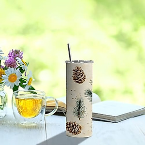 Medpol rustic christmas theme insulated tumblers coffee cup Gift，rustic christmas theme Drinking Glasses-Tea Cup-Coffee Mug tumbler with lid and straw 20 oz insulated tumbler cups