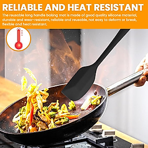 2pcs Baking Mats for Dutch Oven, Reusable Non-stick Silicone Bread Sling with Measurement, Long Handle Baking Mat, Oil Brush and Scraper for Making Bread