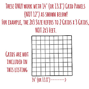 Corrugated Plastic Cage Liner Base for Guinea Pig C&C Cage - for use with 13.8" Grids ONLY! NOT Measured by Feet- Used with Grid Cages for Guinea Pigs, Hedgehogs, and Rabbits (2x3, Black)