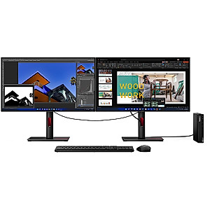 Lenovo ThinkCentre M70q Gen 4 12E30003US Desktop Computer - Intel Core i5 13th Gen i5-13400T - 8 GB RAM - 256 GB M.2 PCI Express NVMe x4 SSD