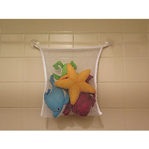 Little Additions Bath Toys for Toddlers 1-3, Baby Bath Toys with Bonus Mesh Bath Toy Storage Bag with Suctions for Easy Drying, Mold Free Bath Toys, Toddler Bath Toys Ocean Collection