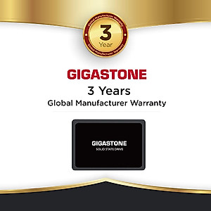 Gigastone SATA SSD 120GB 2.5 inch SSD 500MB/s Upgrade Laptop PC Memory and Storage PS4 HDD Replacement 2.5" Internal Solid State Hard Drives SATA III SLC Cache 3D NAND Increase Performance