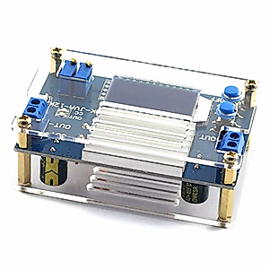 DZS Elec DC-DC Buck Converter Module 5.3-32V 24v to 1.2-32V 5v 9v 12v 12A 160W Large Power Adjustable Step Down Voltage Regulator CC CV Power Supply with LCD Display