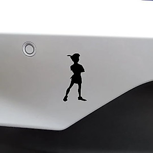 Pack of 5 Peter Pan, Wendy and His Gang Inspired Novelty Wall/Laptop/car Sticker/Nursery Décor Wall Sticker (Small)