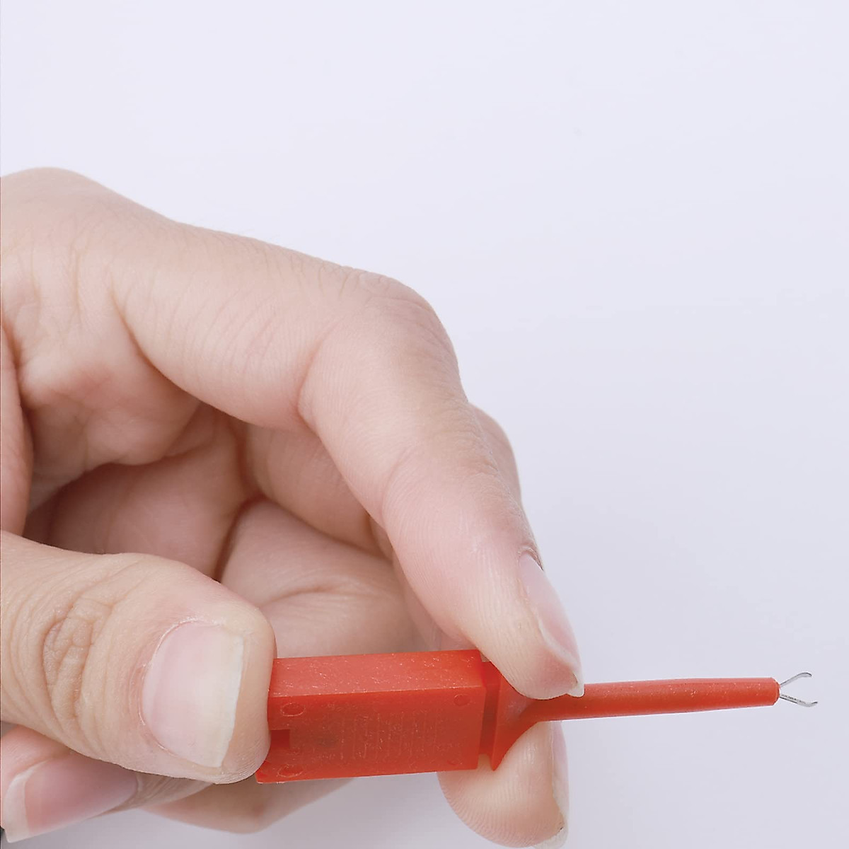 A Set 10 pcs Red Logic Analyser Useful High Efficiency Clip Ideal Test Hook