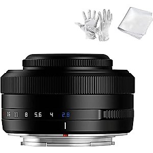 TTartisan 27mm F2.8 Autofocus Lens, Compatible with Fuji X-Mount Cameras XS10 X-A5 X-A7 X-M1 X-M2 X-E4 X-T1 X-T10 X-T2 X-T20 X-T3 X-T4 X-T100 X-T200 X-T30 X-Pro1 X-Pro2 X-Pro3 X-E1