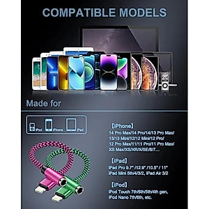 [Apple MFi Certified] 2Pack iPhone Headphone Adapter, Lightning to 3.5mm Headphone Audio Aux Jack Adapter iPhone Dongle Car/Home for iPhone 14 13 12 11 Pro Max Plus Mini XR XS 8