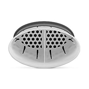 Camco 43513 Countertop Utensil Drainer - Perfect for Storing and Drying Eating Utensils, Sponges, Brushes and Soap - Includes A Perforated Drainer and Base to Keep Countertops Dry