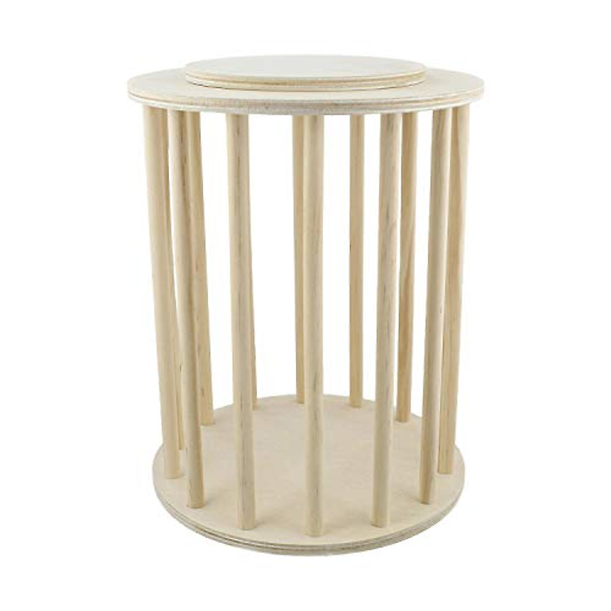 Rural365 Rabbit Hay Feeder Rack for Small Animals, 7.6in Round - Bunny Feeder, Guinea Pig Food Bowl, Chinchilla Hay Bin