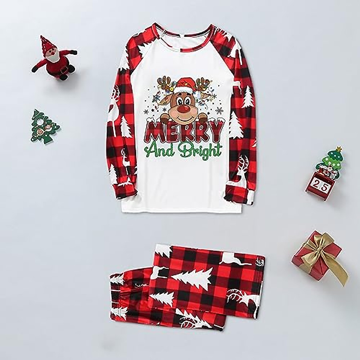 family matching christmas pajamas set womens pajama christmas pajamas women set funny 3d printed festival party long sleeve graphic mens flannel pajamas set western tops for women sweatshirt tops
