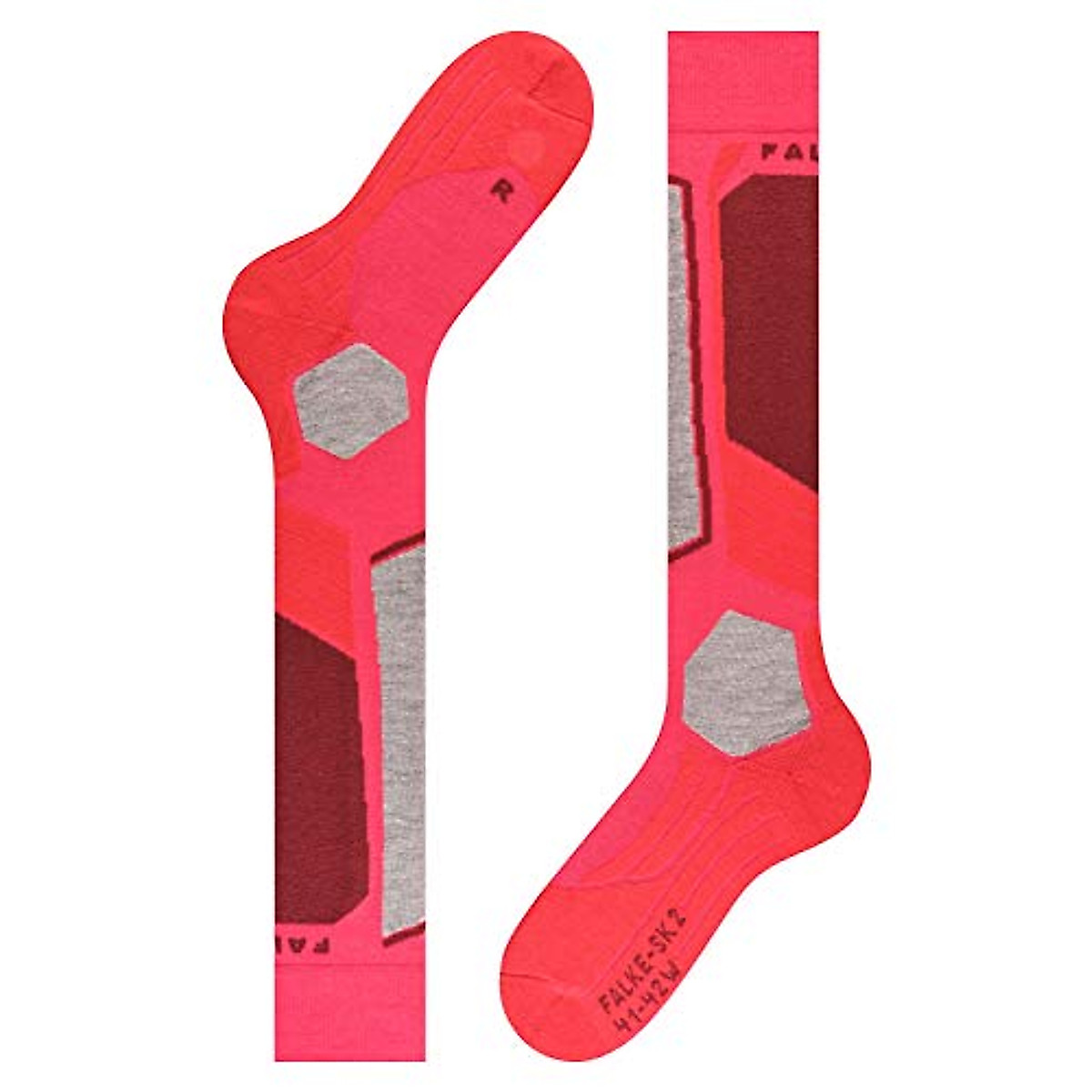FALKE Women Standard SK2 W KH, Pink (Rose 8680), 6.5-7.5