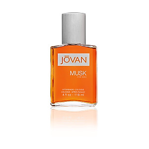 Jovan Musk for Men Aftershave 4 fl oz (Pack of 1), Notes of Carnation, Lavender, and Amber, Men's Fragrance, Long Lasting, Everyday Fragrance