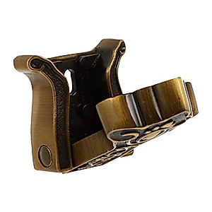 Housoutil 3pcs Bag Purse Hooks Coat Hanger Heavy Light for Cup Retractable Key Retro Towel Brown Hook Duty Kitchen Aluminum Scarf Rack Hooks: Hanging Holder Folding Glass Bathroom Wall