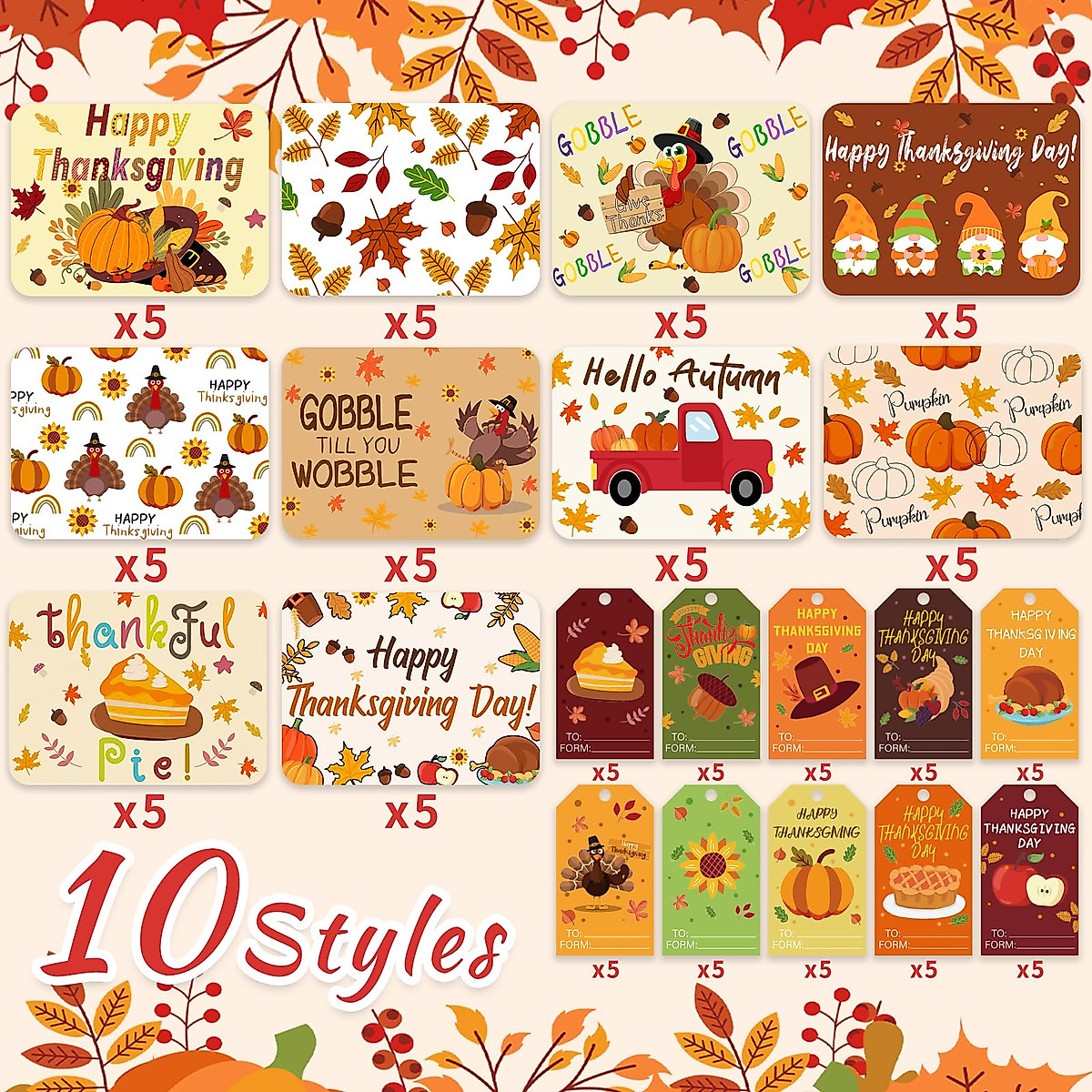 Natonhi 50PCS Fall Thanksgiving Leftover Containers with Lids, Thanksgiving To Go Containers Disposable Aluminum Foil Food Storage for Friendsgiving Party Thanksgiving Table Decorations