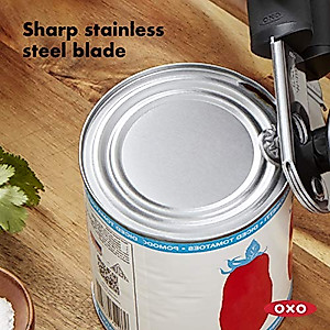 Hamilton Beach Smooth Edge Electric Automatic Kitchen Can Opener (76607) and OXO Good Grips Soft-Handled Manual Can Opener