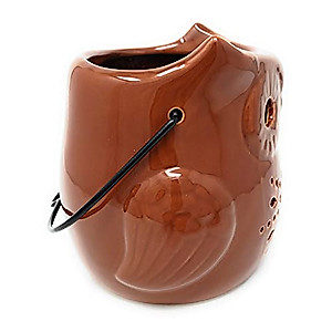 Yankee Candle Pierced Owl Lantern-Style Large Jar Candle Holder with Decorative Cutouts