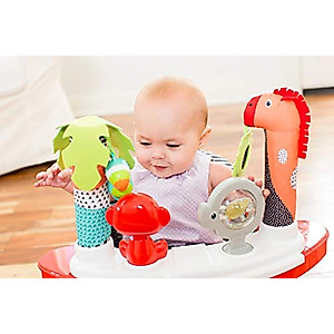 Infantino 3-in-1 Grow-with-Me Discovery Seat and Booster, Baby Activity Seat, Booster Seat for Dining Table with Removable Tray Multi