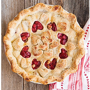 Nordic Ware Lattice & Hearts Pie Top Cutter, 12 inch