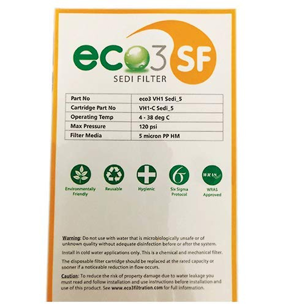 eco3 1,500 Gallon Dual Water Filter System with Lead Reduction! Includes pre-Sediment Filter for Heavy silt or Sediment Build-up Conditions