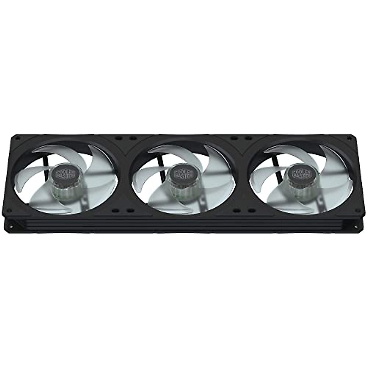 Cooler Master MasterFan SF360R ARGB 360mm All-In-One Square Frame Fan w/ 24 Independently-Controlled ARGB LEDS, Cable Management, PWM Control Fan for Computer Case and CPU Liquid Cooler