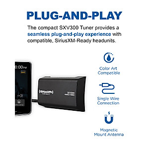 SiriusXM SXV300v1 Connect Vehicle Tuner Kit for Satellite Radio with Free 3 Months Satellite and Streaming Service (Renewed)
