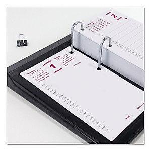 Brownline 2024 Daily Desk Calendar Refill, 12 Months, January to December, 6" x 3.5" (C2R-24)