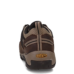 KEEN Men's Steens Vent Low Height Breathable Hiking Shoes, Brown, 11
