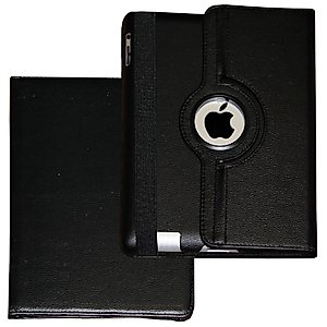 Case for iPad 2nd 3rd 4th Generation, Fit Model A1395 A1396 A1397 A1416 A1430 A1403 A1458 A1459 A1460 – Lingsor Smart Cover Case Rotating Stand Support Wake up Sleep, Black