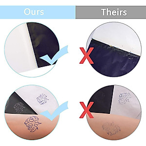 Tattoo Transfer Paper - 100 PCS Tattoo Stencil Paper, 4 Layers 8.5" x 11" A4 Size Tattoo Thermal Stencil Paper for Tattoo Transfer Kit Tattoo Supplies