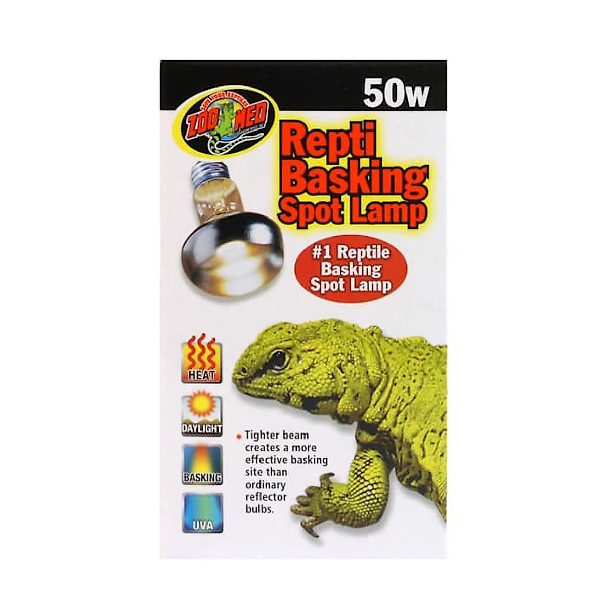 Zoo Med Repti Basking Lamp 50 Watt for Reptiles