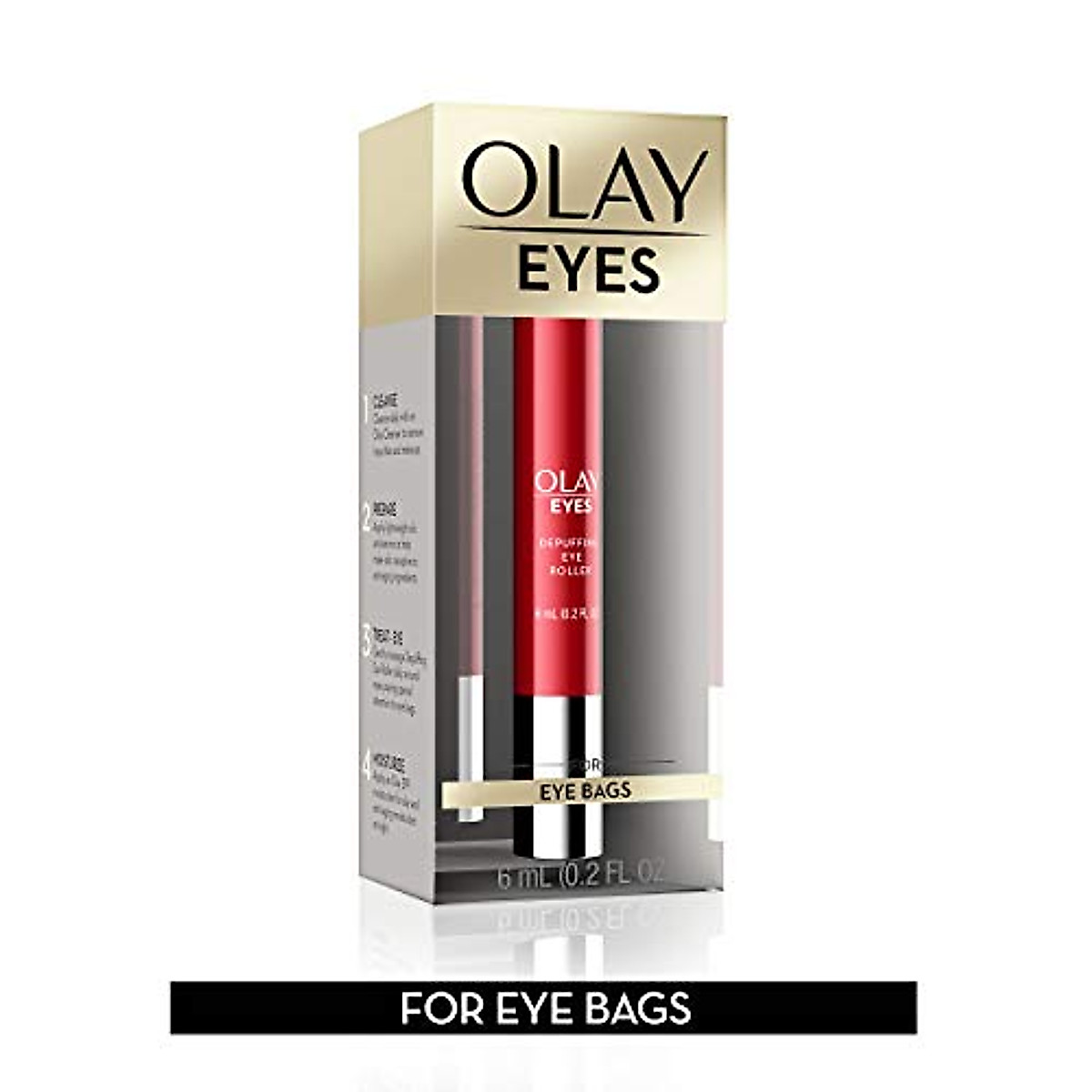 Olay Eyes Depuffing Eye Roller for bags under eyes, 0.2 fl oz