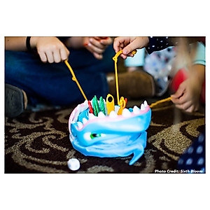 Pressman Shark Bite with Let's Go Fishin' Card Game (Amazon Exclusive)