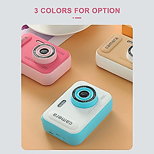 Namolit 1080P Mini Kids Digital Camera Digital Video Camera for Kids Dual Lens 2.4 Inch IPS Screen Built-in Battery Cute Photo Frames Interesting Games with Neck Strap Birthday