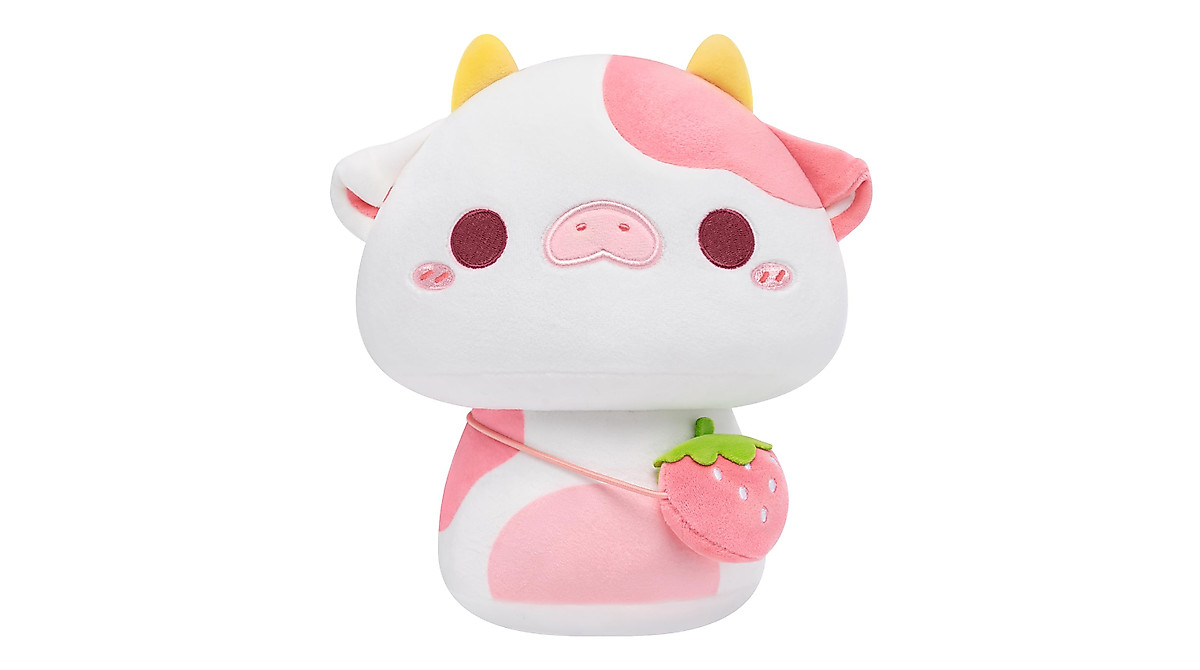 Mewaii Scented Strawberry Cow Plush Toy - Cute & Relaxing Plush