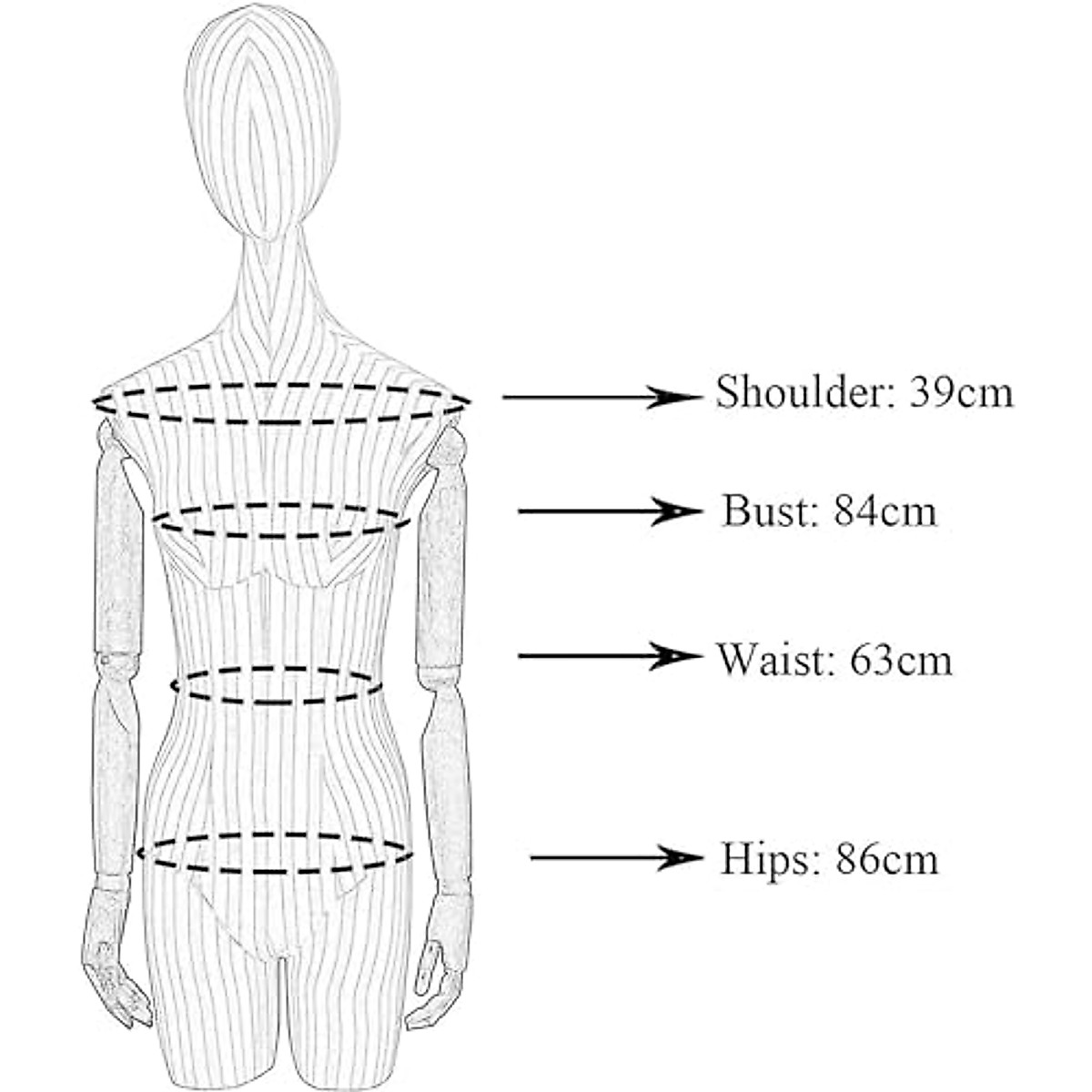 Tailors Dummy Mannequins Mannequin Body Female Tailors Dummy Mannequins Clothing Display Dressform Mannequin