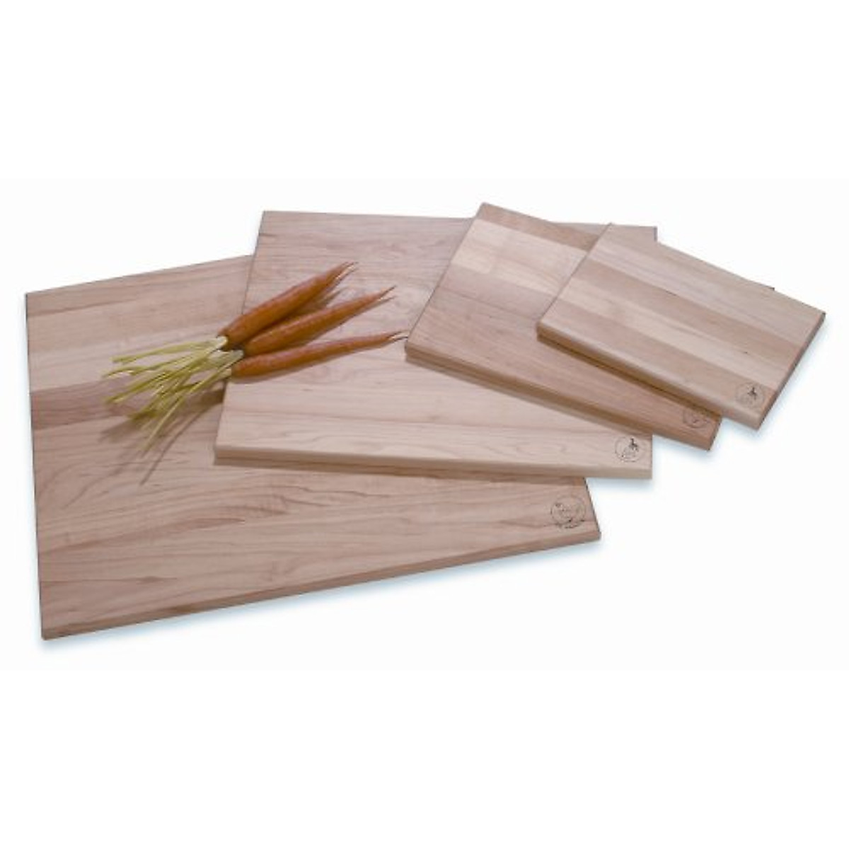J.K. Adams 12-Inch-by-8-Inch Sugar Maple Wood Takes Two Cutting Board