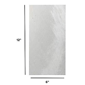 Premium Super Slick Parchment Paper Squares | 100 Sheets | 6" x 12" | 100% Food-Grade Silicone | 1-Sided Coating | 2X Thicker | Reusable