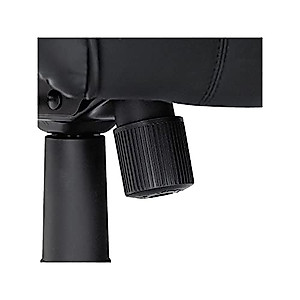 Alera ALESR41LS10B 17.91 in. - 21.85 in. Strada Series High-Back Swivel/Tilt Top-Grain Leather Chair, Supports Up to 275 lbs. - Black