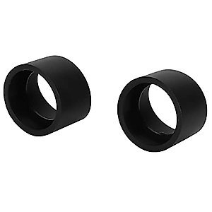 2PCS Eyepiece Cover Eyepiece Guard Soft Rubber 36mm Stereo Microscope Accessory for 32-36mm Stereo Microscope(Oblique Angle)